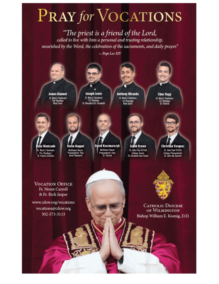 Office of Priestly & Religious Vocations – Diocese of Wilmington