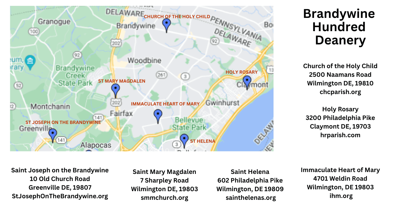 Deaneries – Diocese of Wilmington