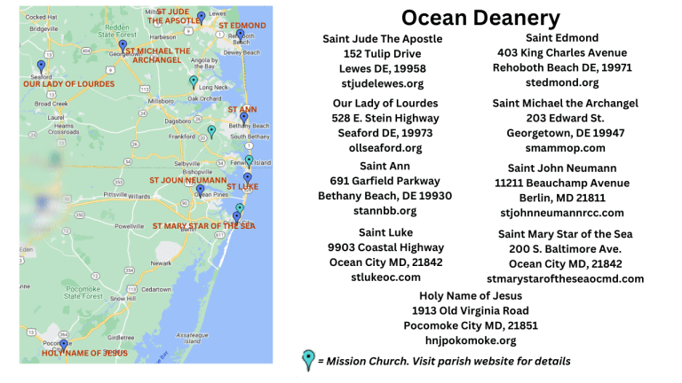 Deaneries – Diocese of Wilmington