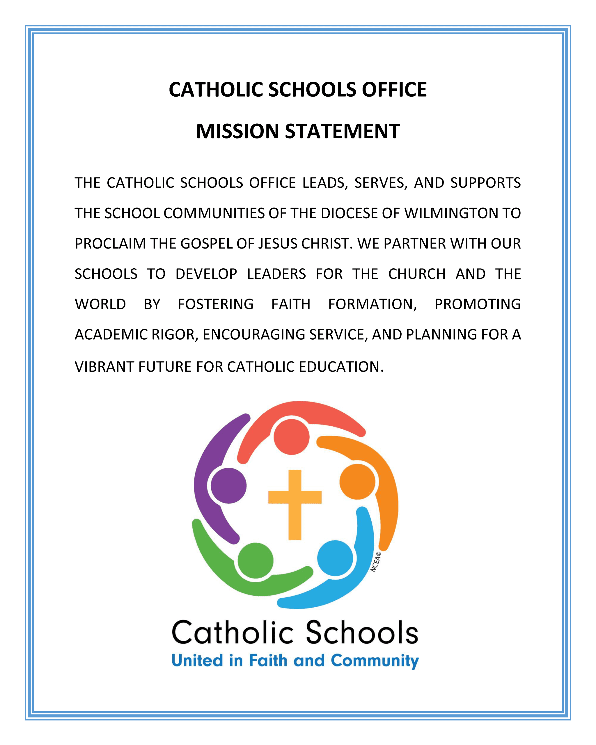 Mission Statement – Diocese of Wilmington